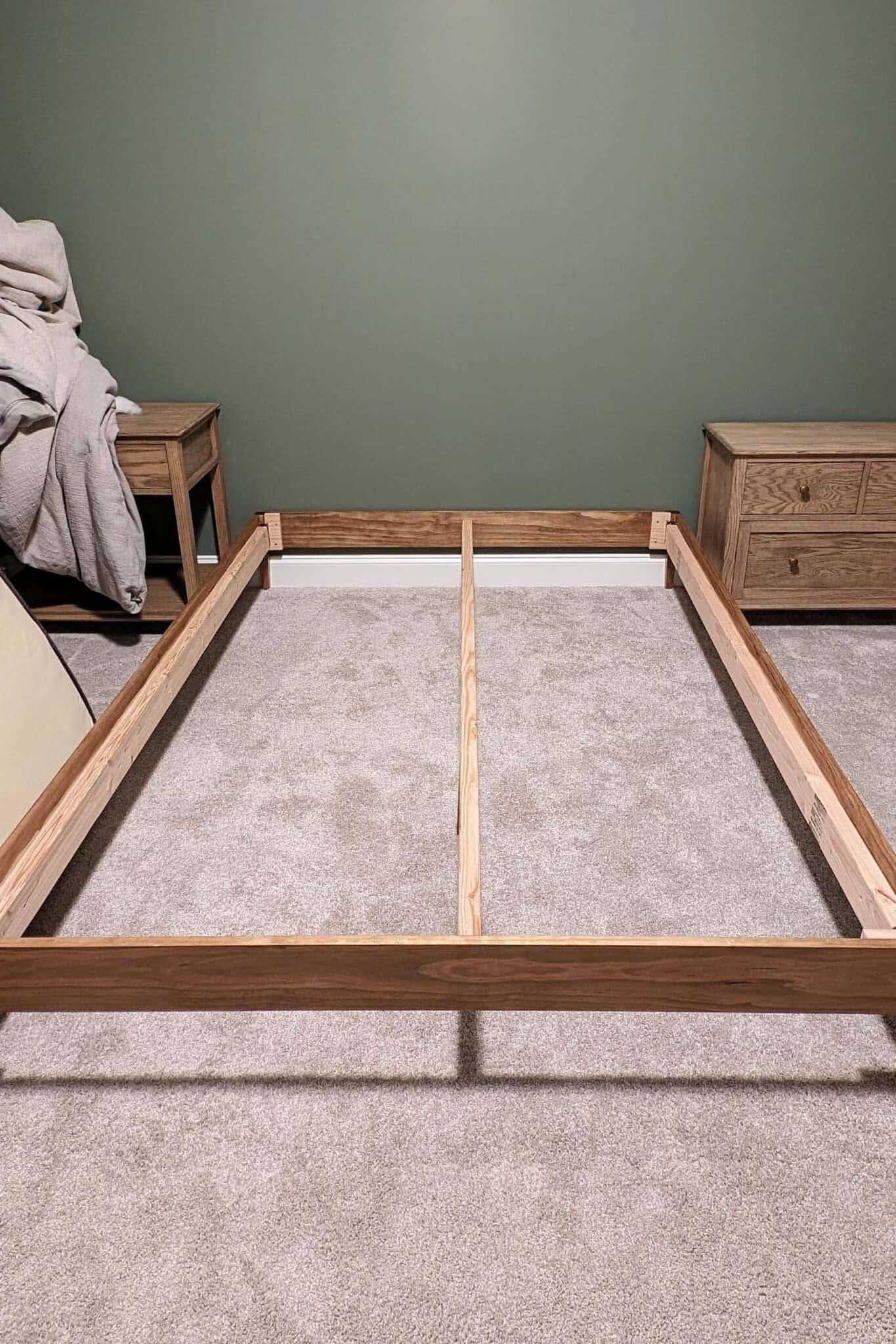 How to Build a DIY Bed Frame - Pine and Poplar