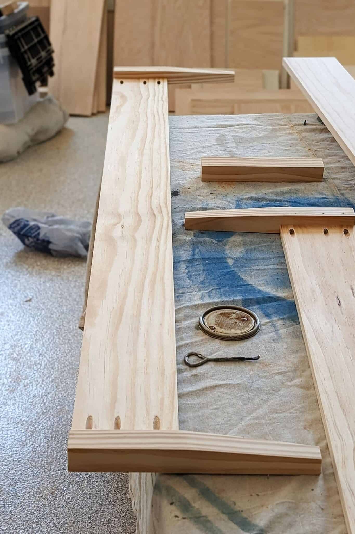 How to Build a DIY Bed Frame - Pine and Poplar