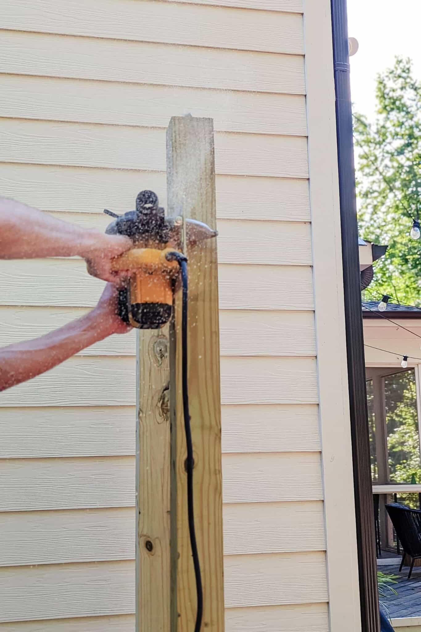 DIY Privacy Screen For Less - Pine and Poplar