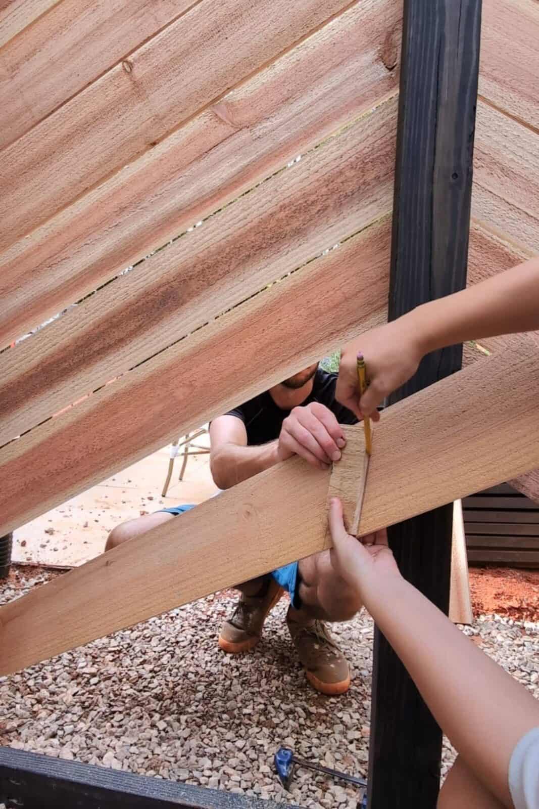 DIY Privacy Screen For Less - Pine and Poplar