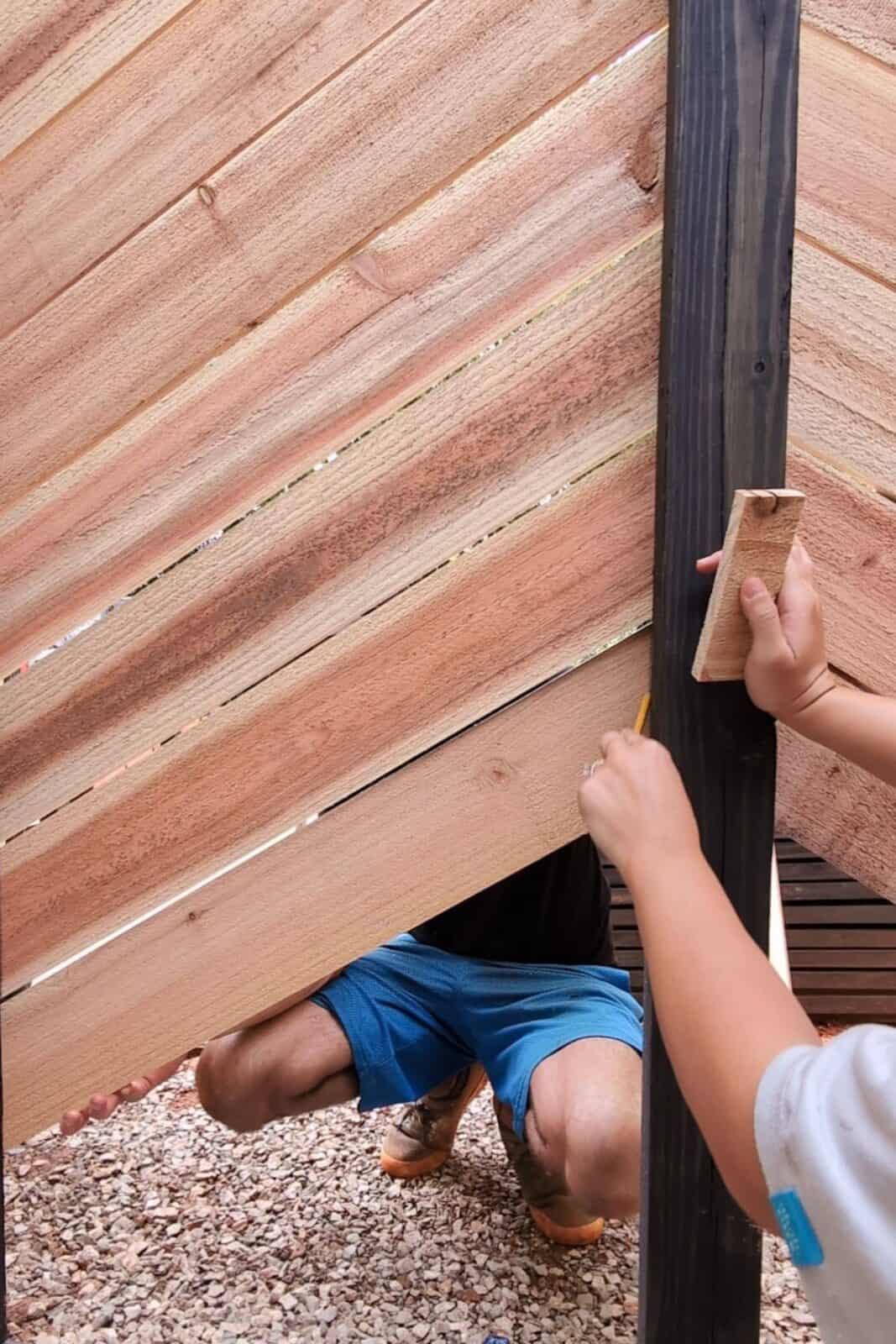 DIY Privacy Screen For Less - Pine and Poplar