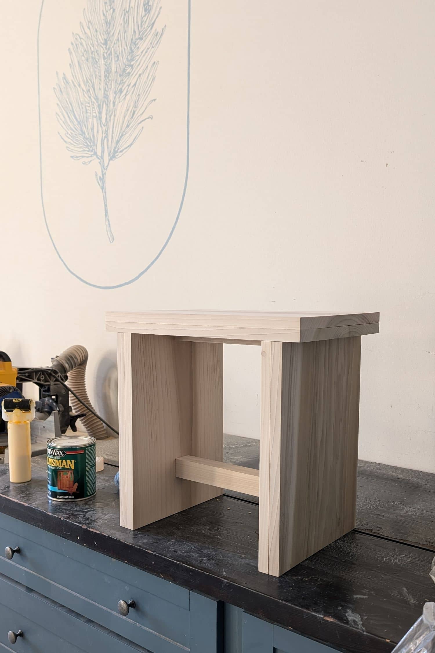 DIY Stool - Beginner-Friendly! - Pine and Poplar