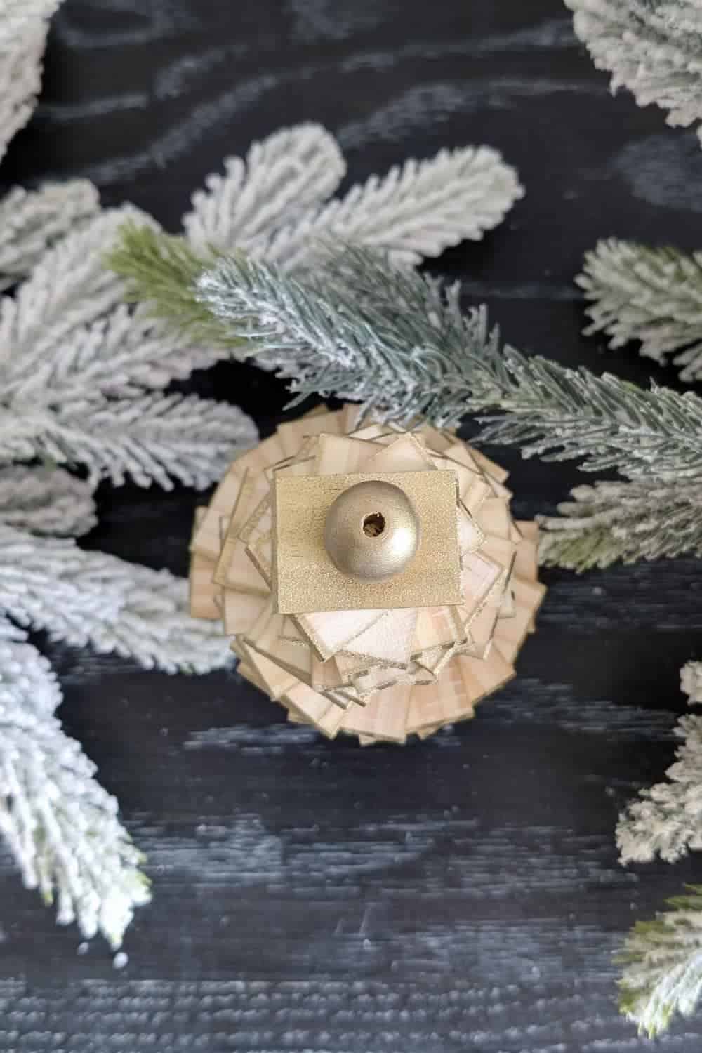 DIY Spiral Christmas Tree - From Paint Sticks! - Pine and Poplar