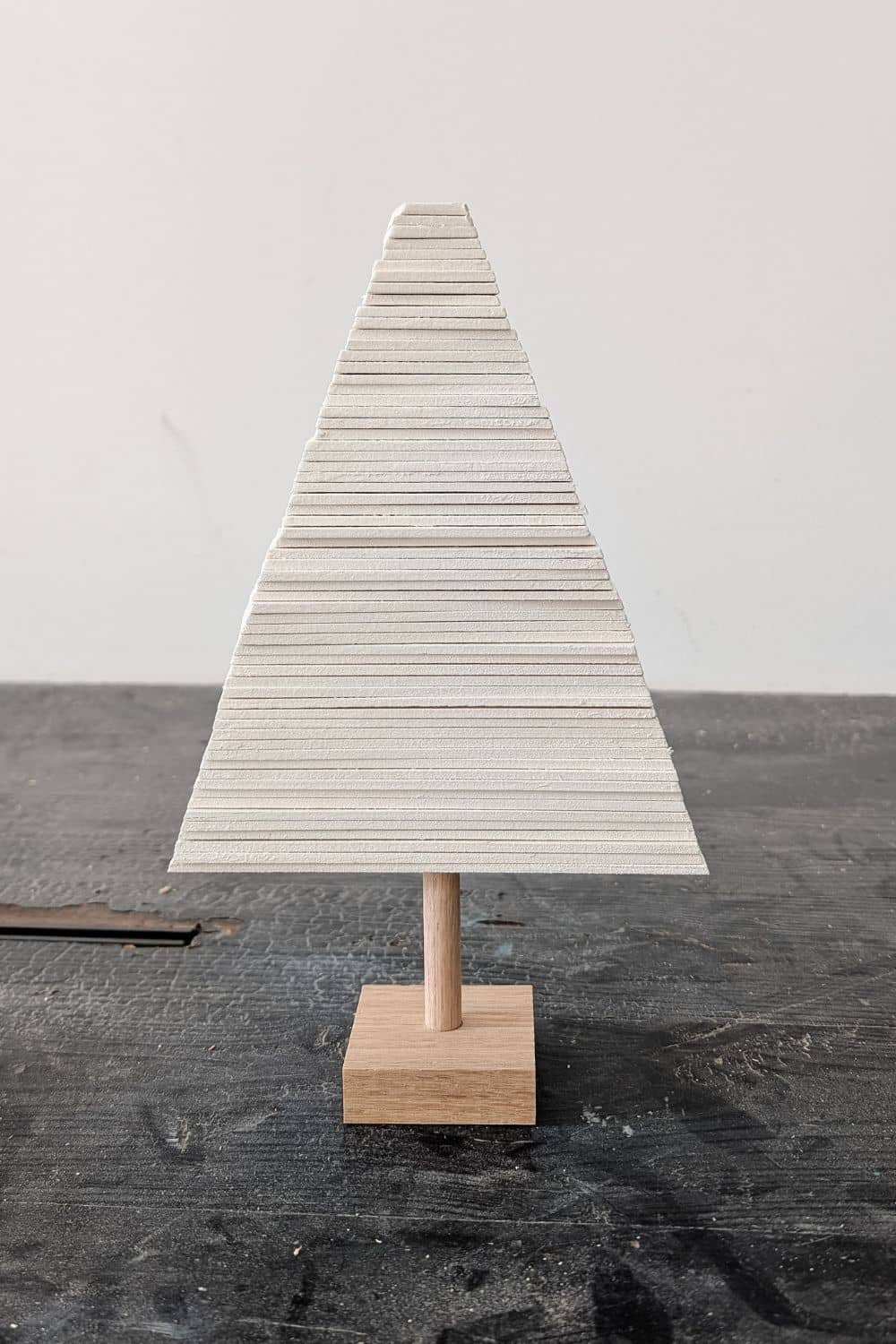 DIY Spiral Christmas Tree - From Paint Sticks! - Pine and Poplar